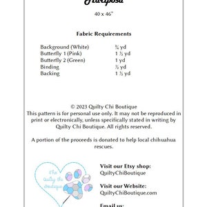 Mariposa Quilt Pattern PDF - Etsy