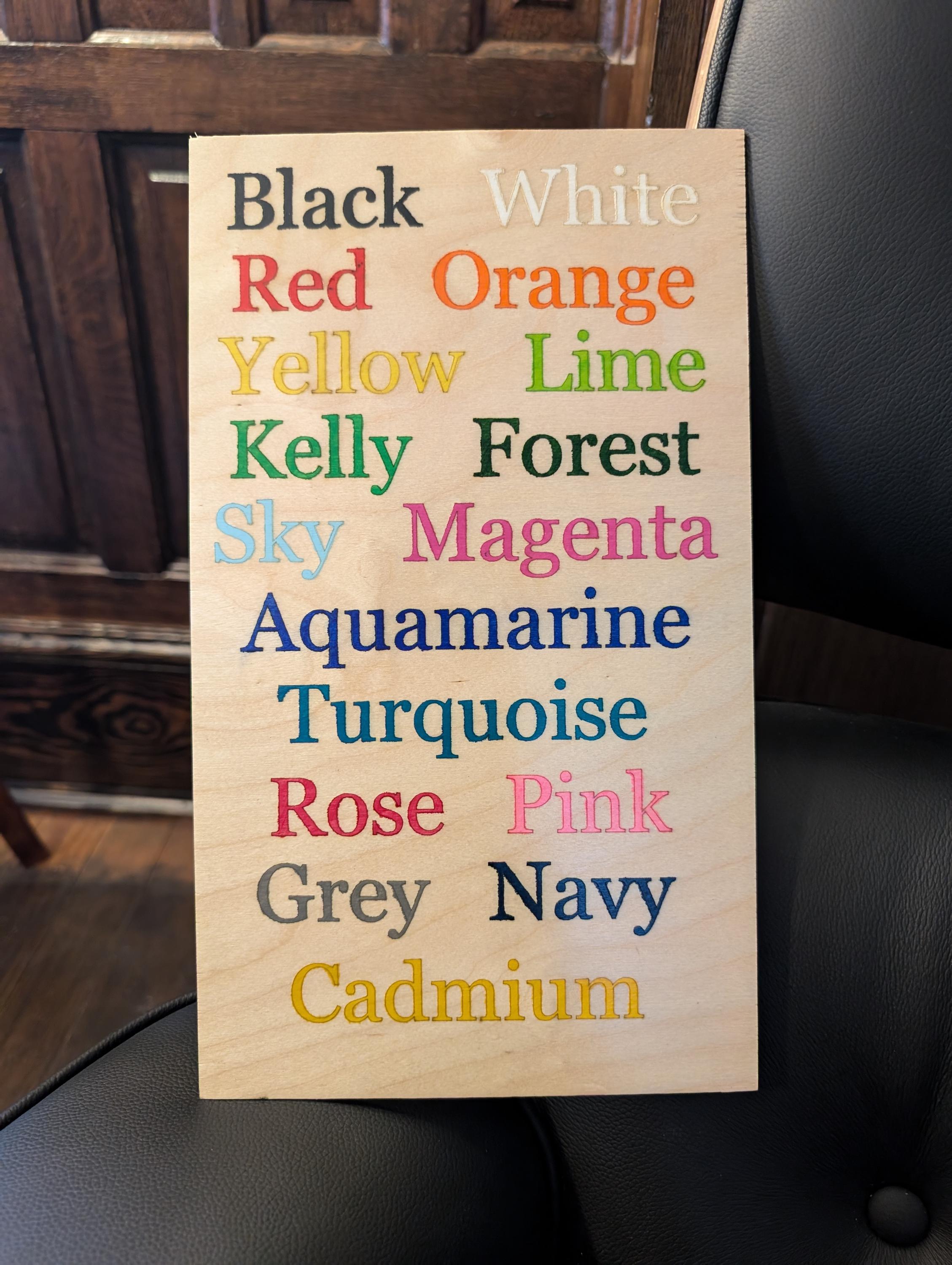 Custom Wooden Genre Label Dividers: Hand-painted Bookshelf Organizers ...