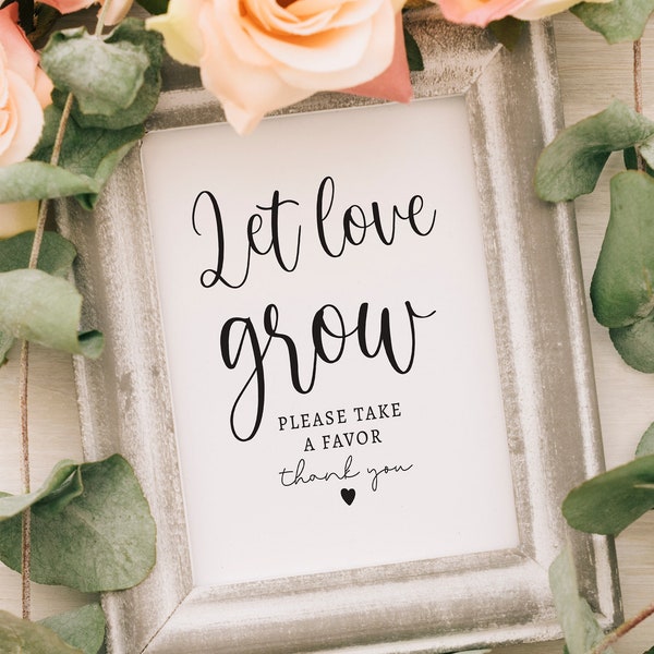 Let Love Grow - Etsy