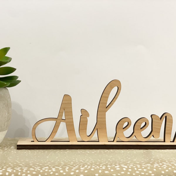 Free Standing Name - Etsy