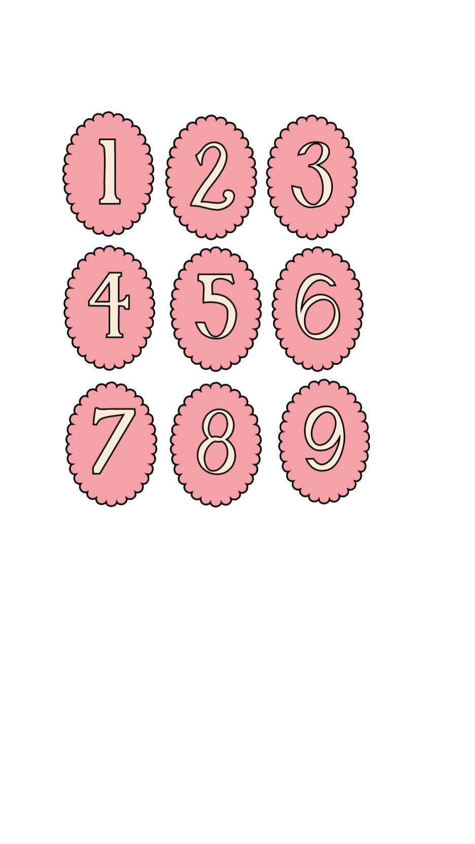 Custom Number Cupcake Toppers Cupcake Topper Birthday - Etsy