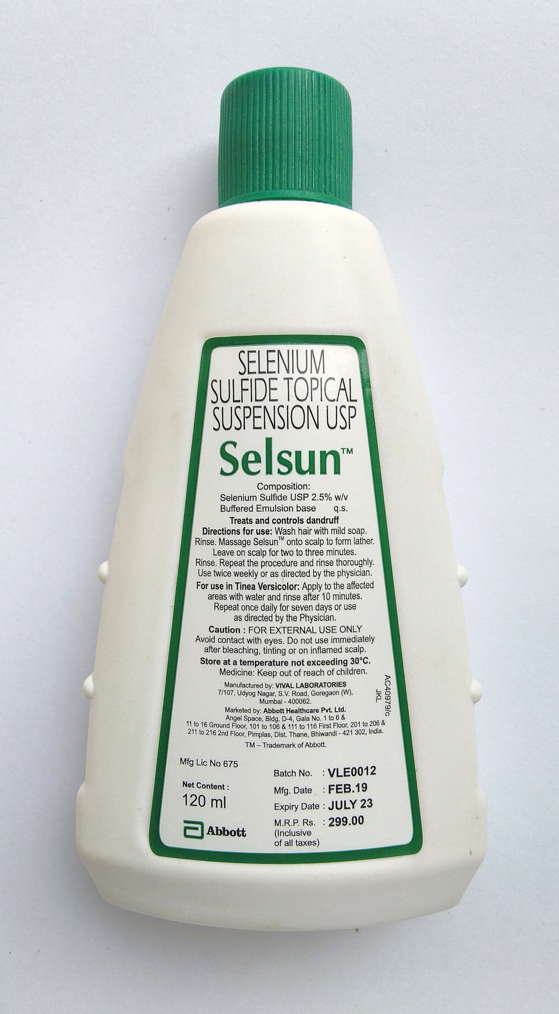 Selsun ANTI DRANDRUFF Selenium Sulfide 2.5% Medicated Shampoo 120ml - Etsy