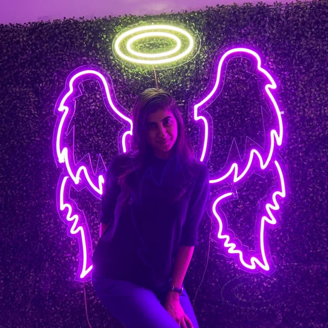 Angel Wings Custom Neon Light Sign Flex Led Neon Light Sign - Etsy