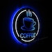 Custom Coffee Shop LED LOGO Light Sign丨wall Mirror for - Etsy