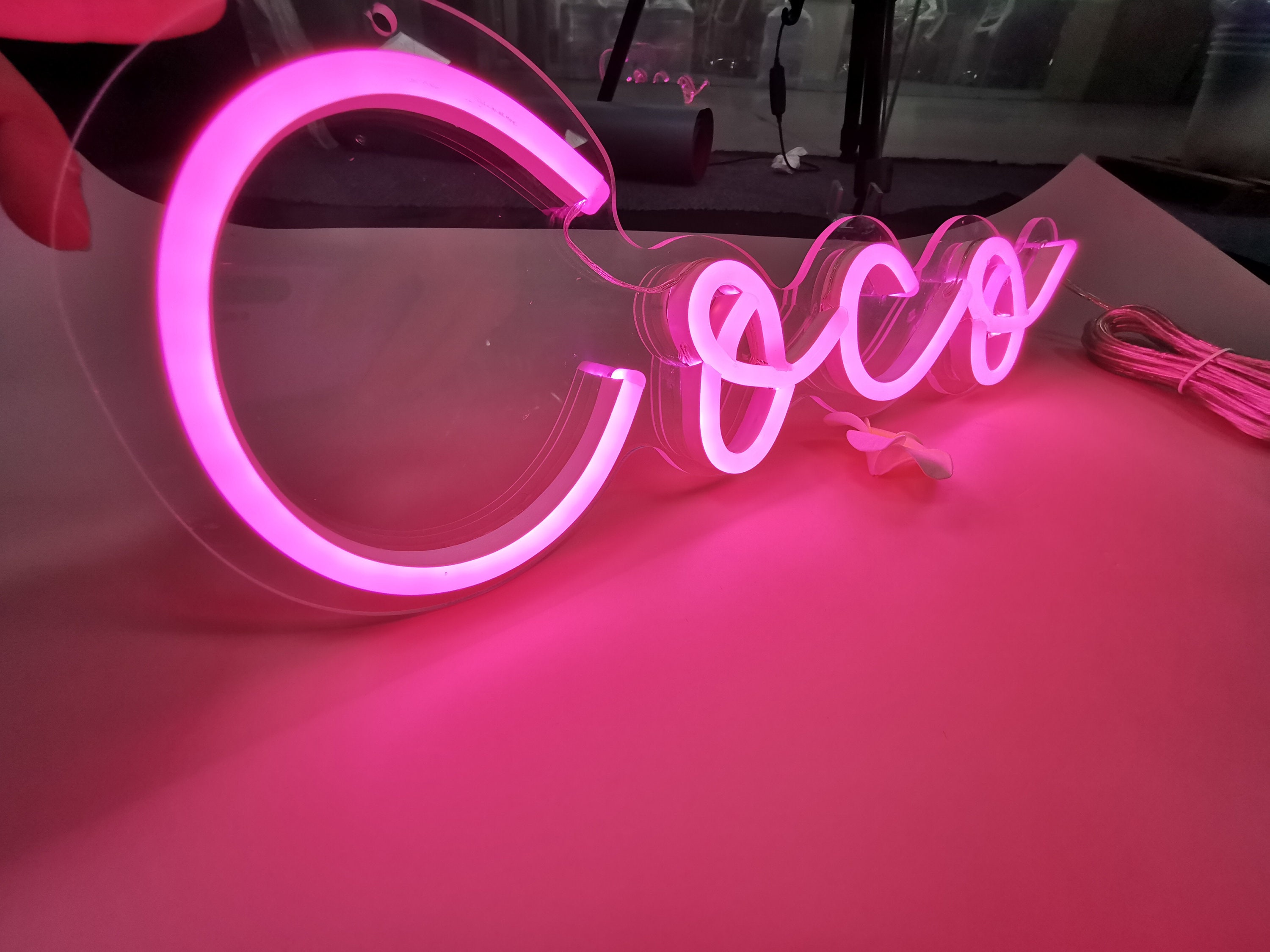 Coco DIY Custom LED Name Sign丨Neon Light Sign Hanging丨Neon | Etsy