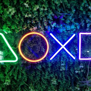 Playstation LED Neon Sign Custom Neon Sign Flex Led Neon Light Sign Led ...
