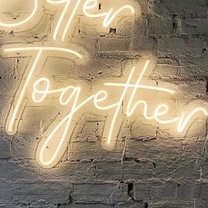 Custom Neon Sign丨better Together Neon Sign for Wedding- Neon Wedding ...