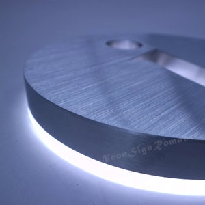 Custom LED Back-lit 3D Logo丨laser Cut Metal Personalized Business ...