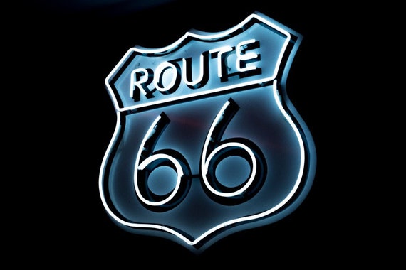 ROUTE 66 Custom Business Store Neon Sign Flex Led Neon Light - Etsy