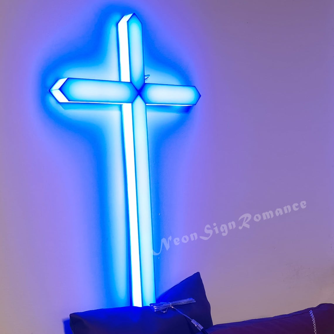 Custom LED Lighting Cross Sign丨3d Luminous Characters LED - Etsy