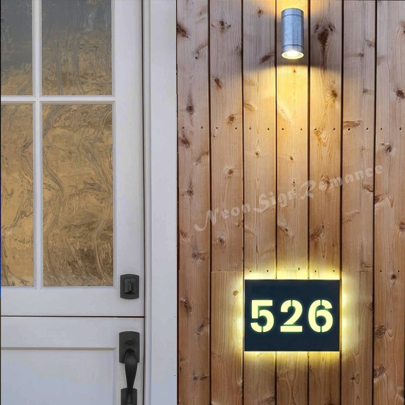 Custom Hollow Stainless Steel Laser Cut LED Back-lit Lighted House ...