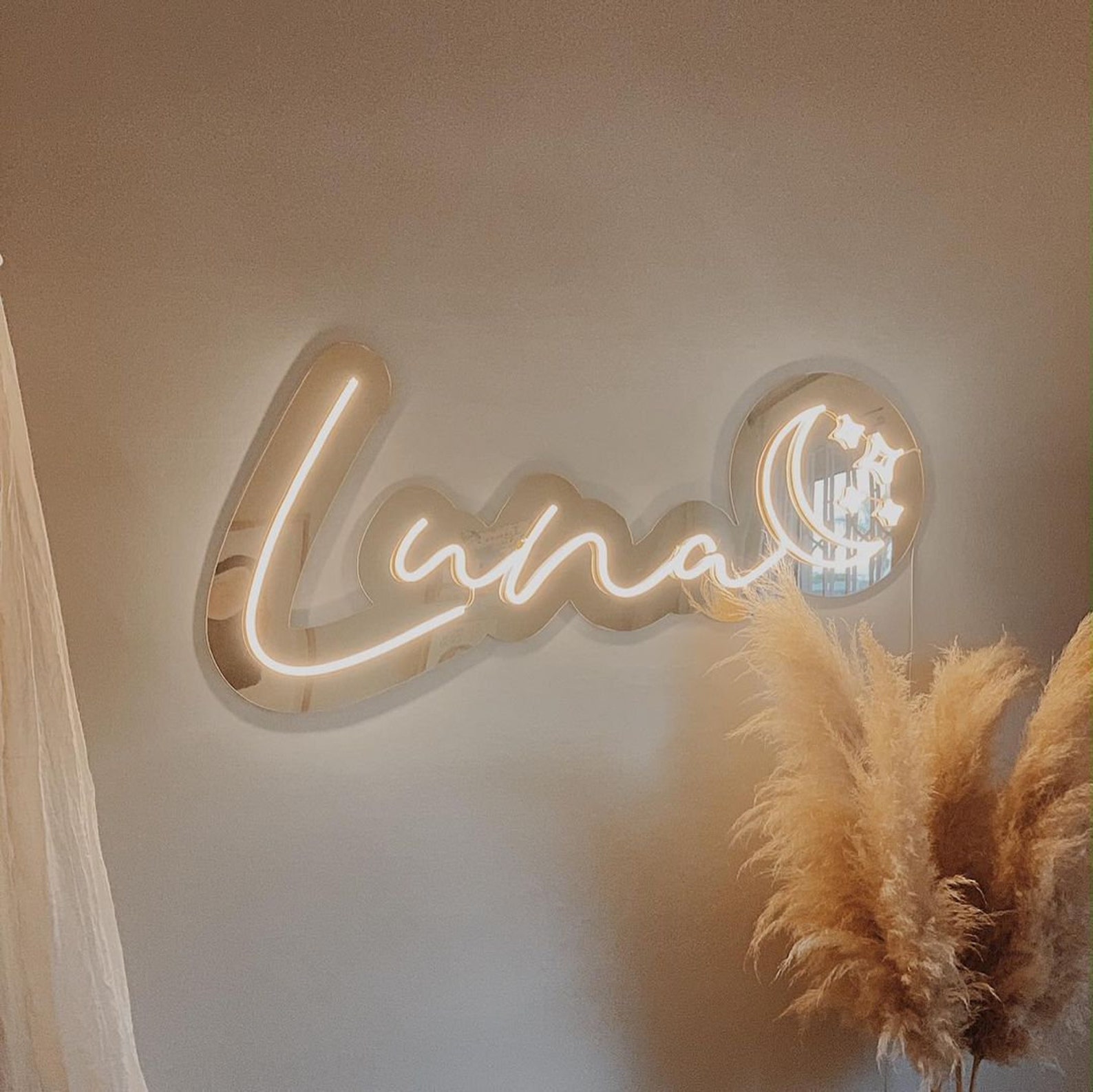 Mirror Personalized Neon Custom Neon Sign Mirror Neon Sign - Etsy