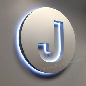 Custom LED Back-lit 3D Logo丨laser Cut Metal Personalized Business ...
