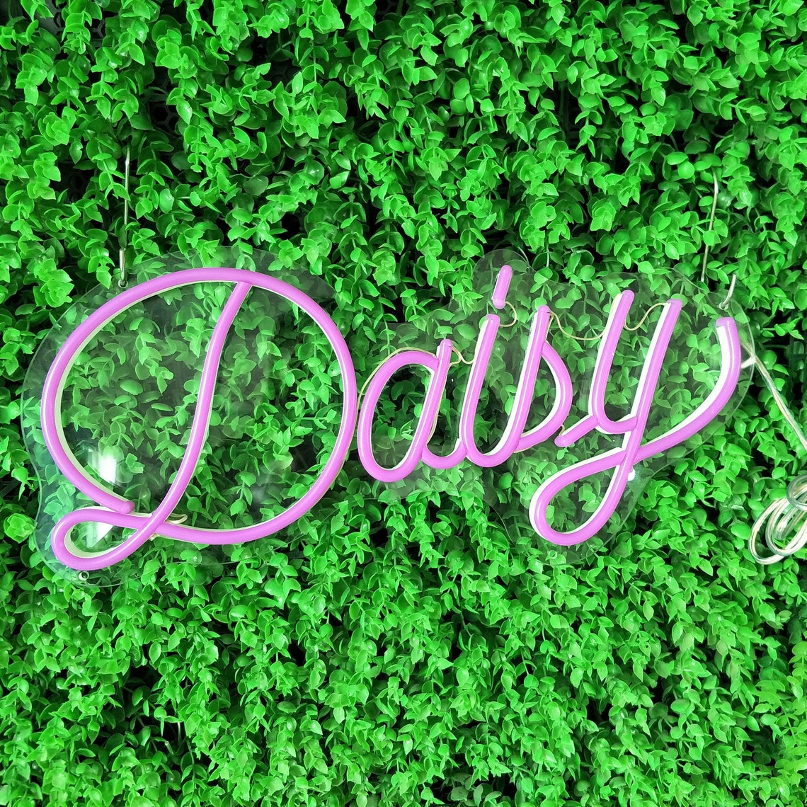 Daisy Custom Name Neon Sign Wedding Party Customize LED Neon - Etsy