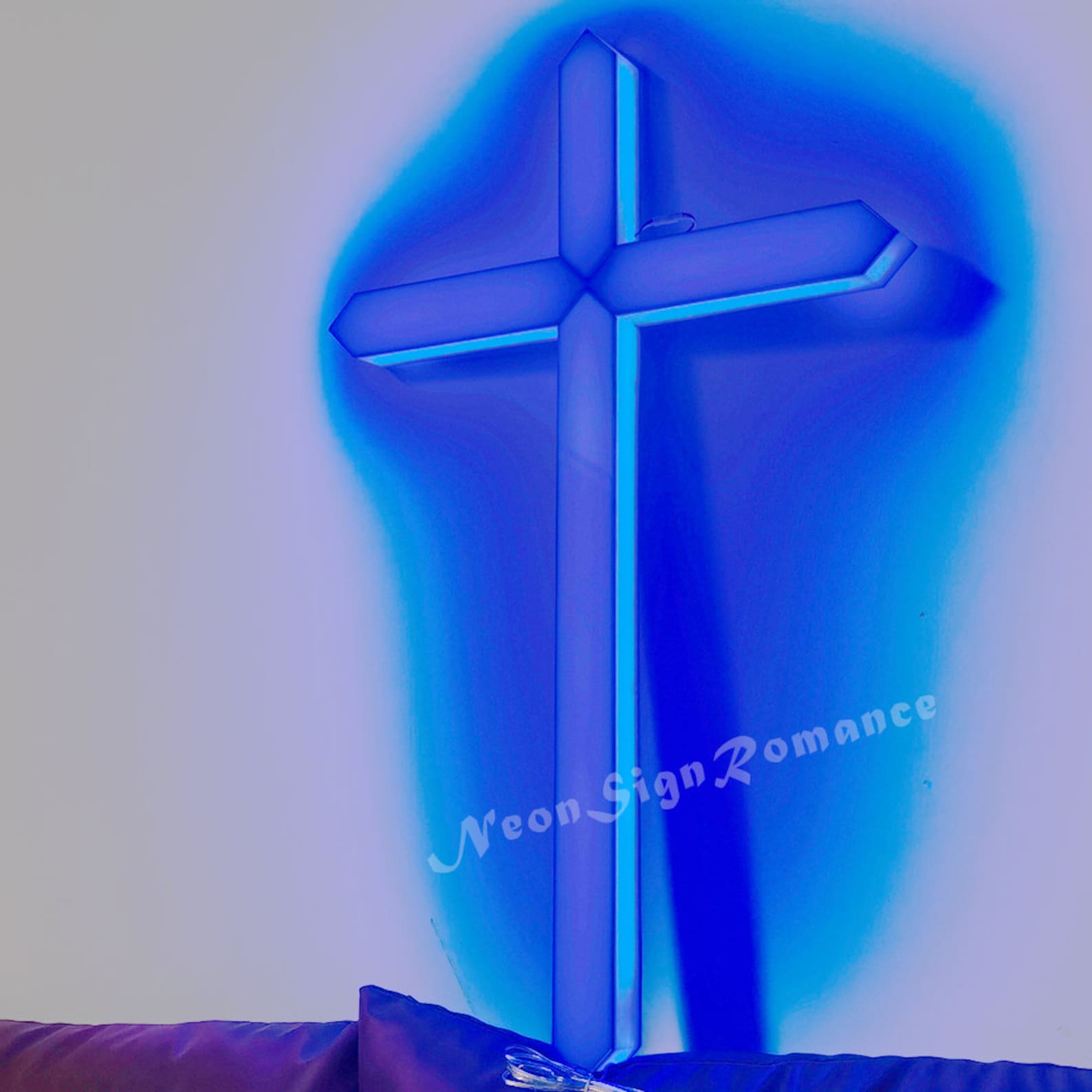 Custom LED Lighting Cross Sign丨3d Luminous Characters LED Acrylic ...