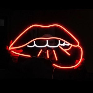 Lips Logo LED Neon Sign丨custom Flex Led Neon Light Sign of Pattern丨led ...