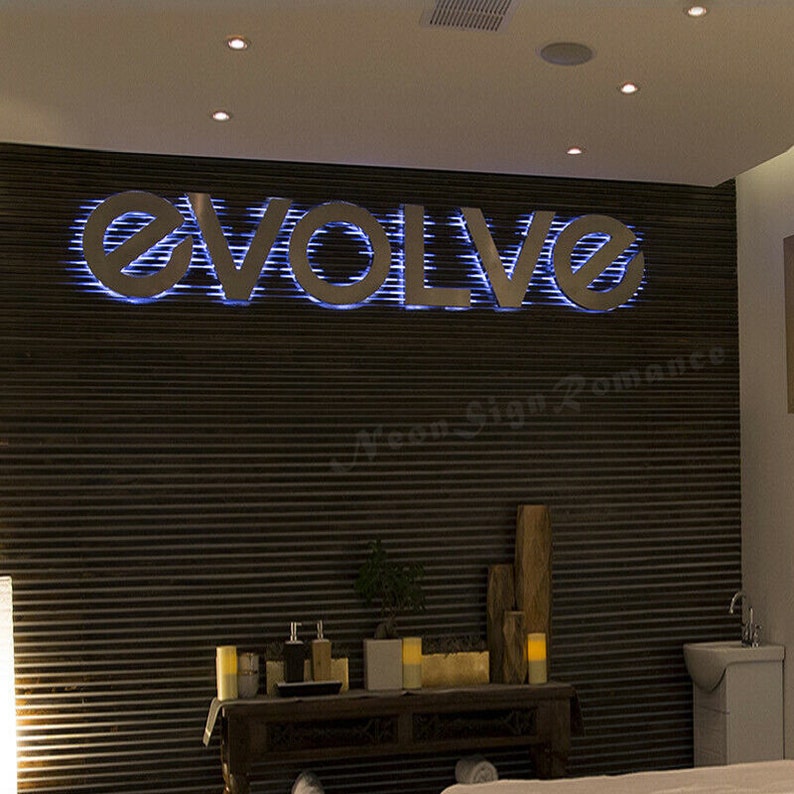 Custom LED Back-lit 3D Logo丨laser Cut Metal Personalized Business ...