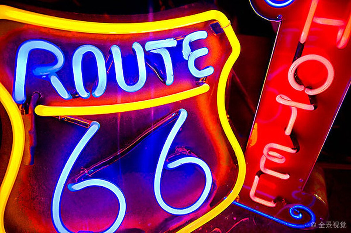 ROUTE 66 Custom Business Store Neon Sign Flex Led Neon Light Sign Led ...