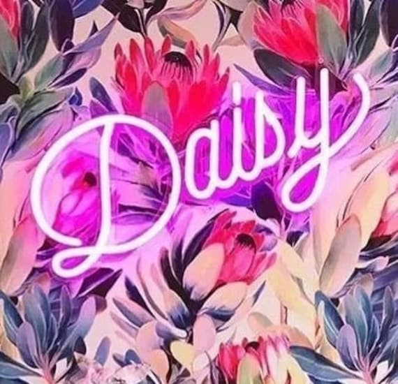 Daisy Custom Name Neon Sign Wedding Party Customize LED Neon | Etsy