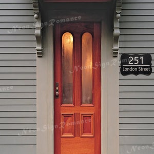 Custom Illuminated House Sign ,LED Backlit Mailbox Address Number ...