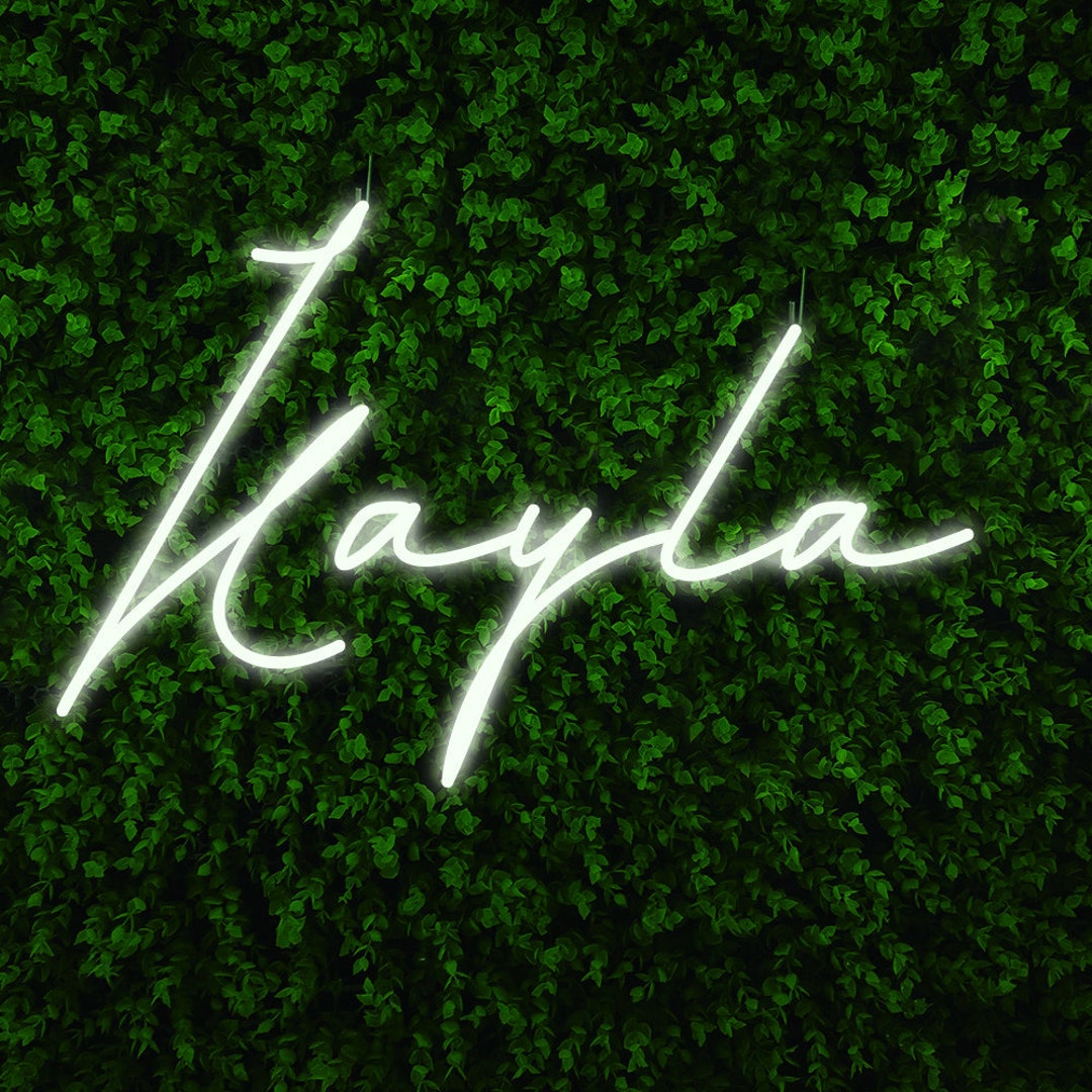 Kayla Name Sign LED Neon Sign Custom Text Flex Led Neon Light Sign Led ...