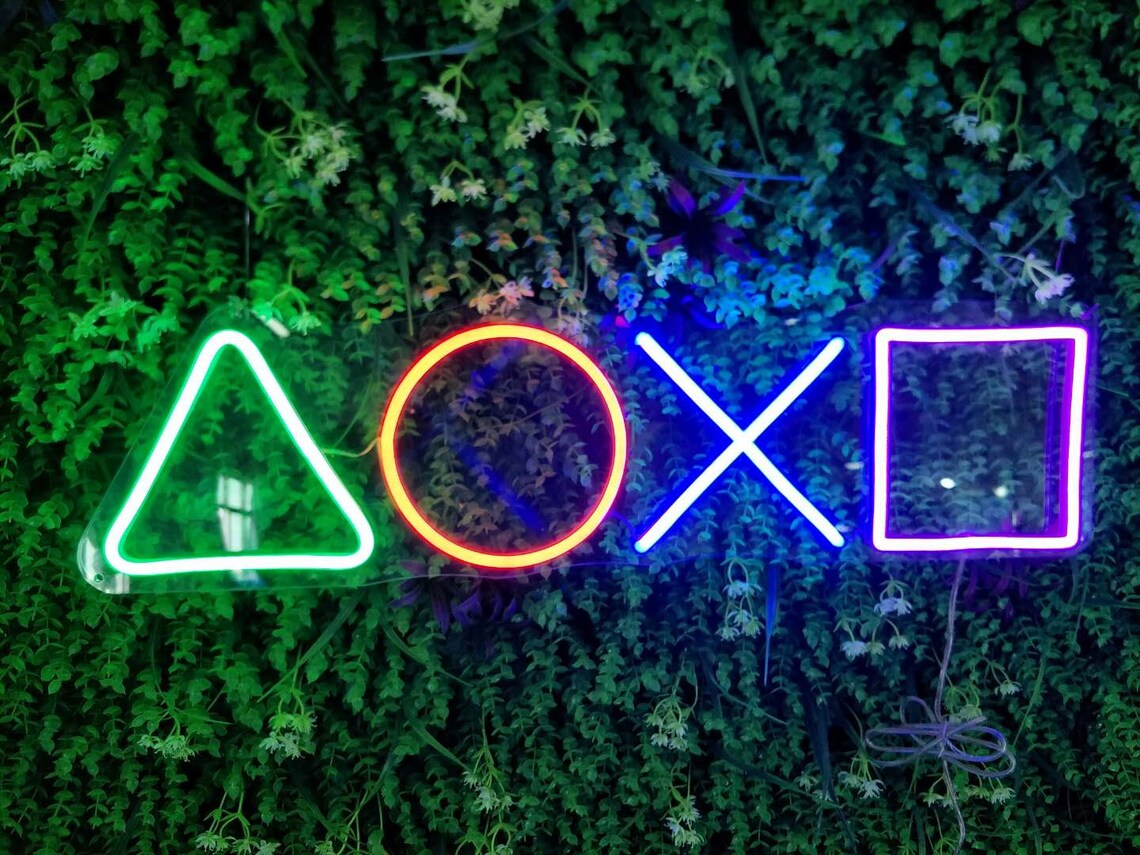 PlayStation LED Neon Sign Custom Neon Sign Flex Led Neon Light | Etsy