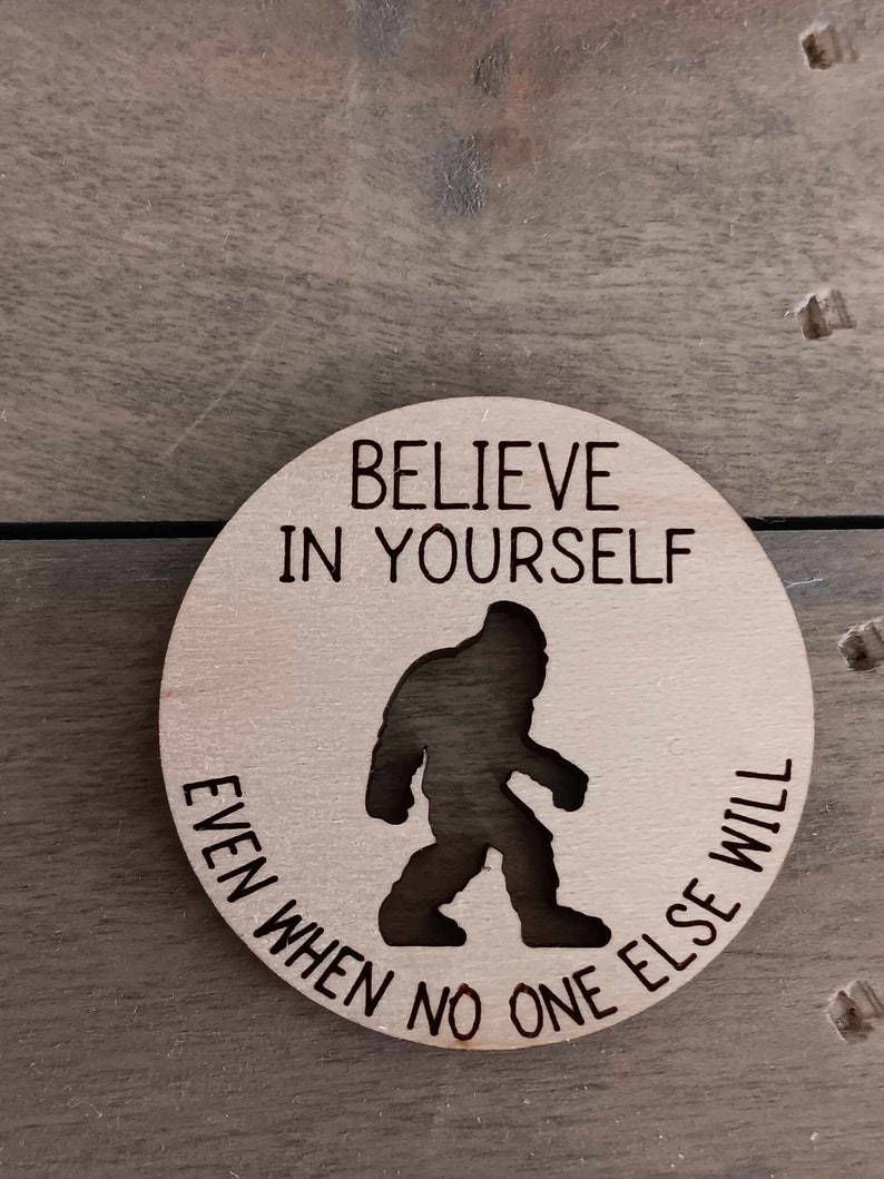 Bigfoot Tokens Yeti Pocket Tokens, Pocket Hugs. Sasquatch Believe in ...