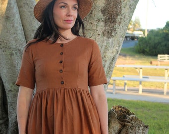 Chestnut Dress - Etsy