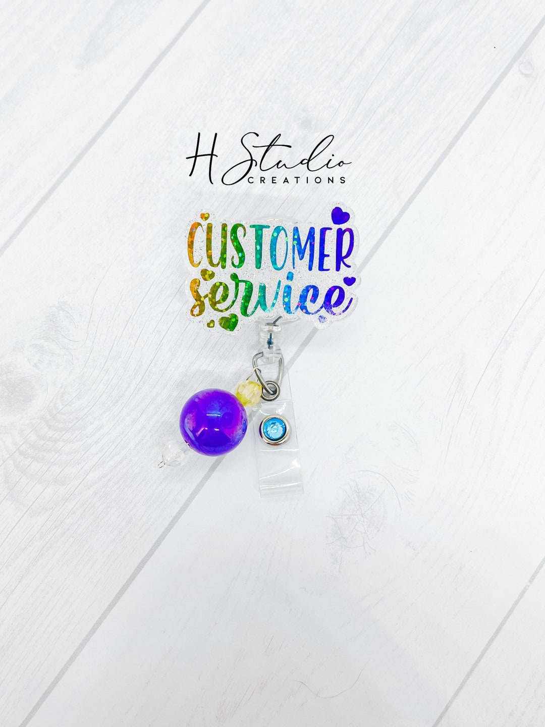 Customer Service Badge Reel, Customer Service Gifts, Office Badge Reel ...