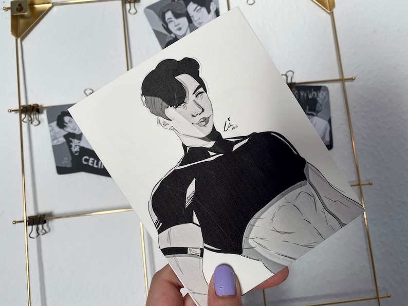 Changbin Venom Black and White - Etsy