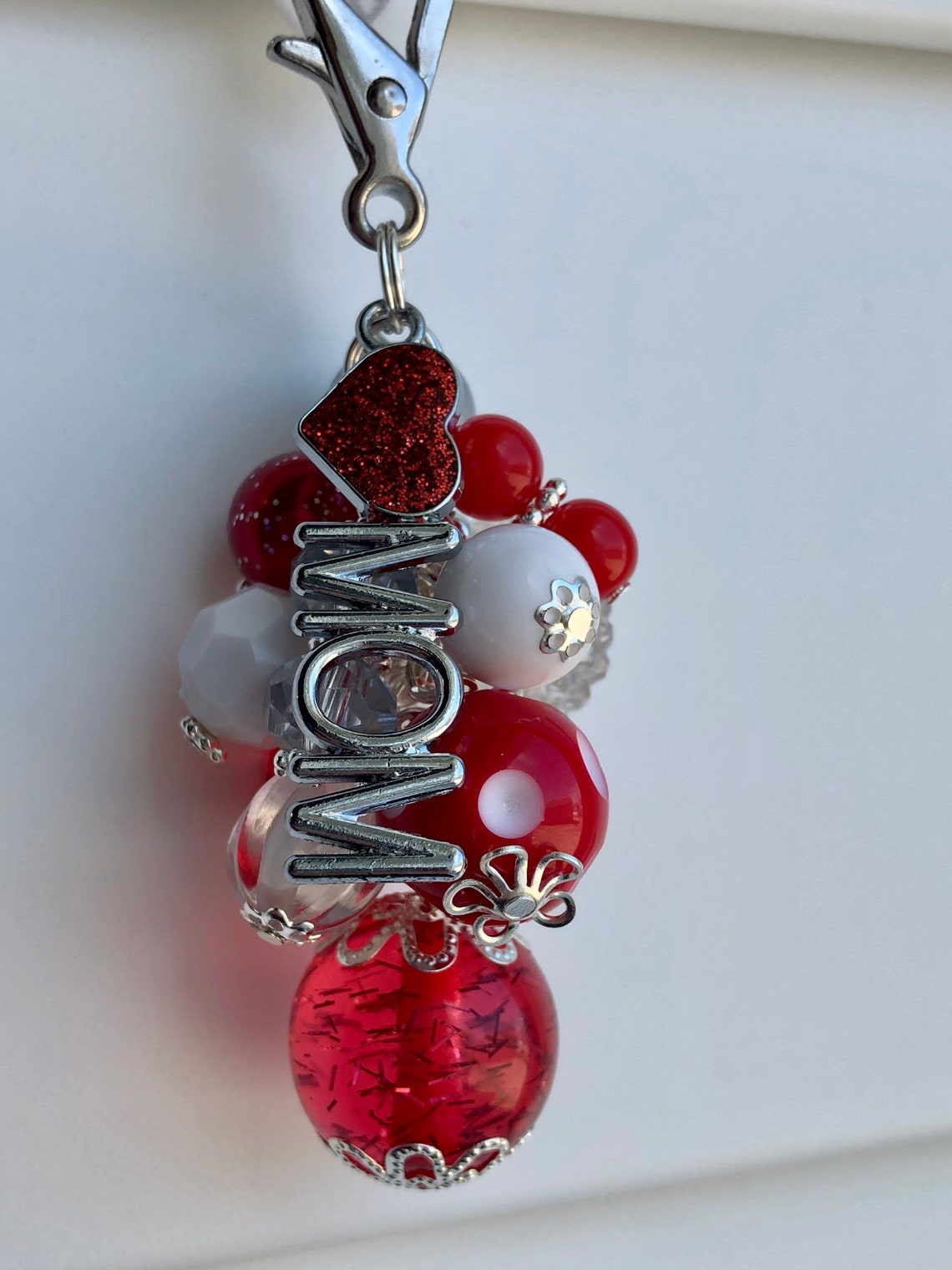 BEADED CLIP for Your Purse Bag Backpack Lanyard and More - Etsy