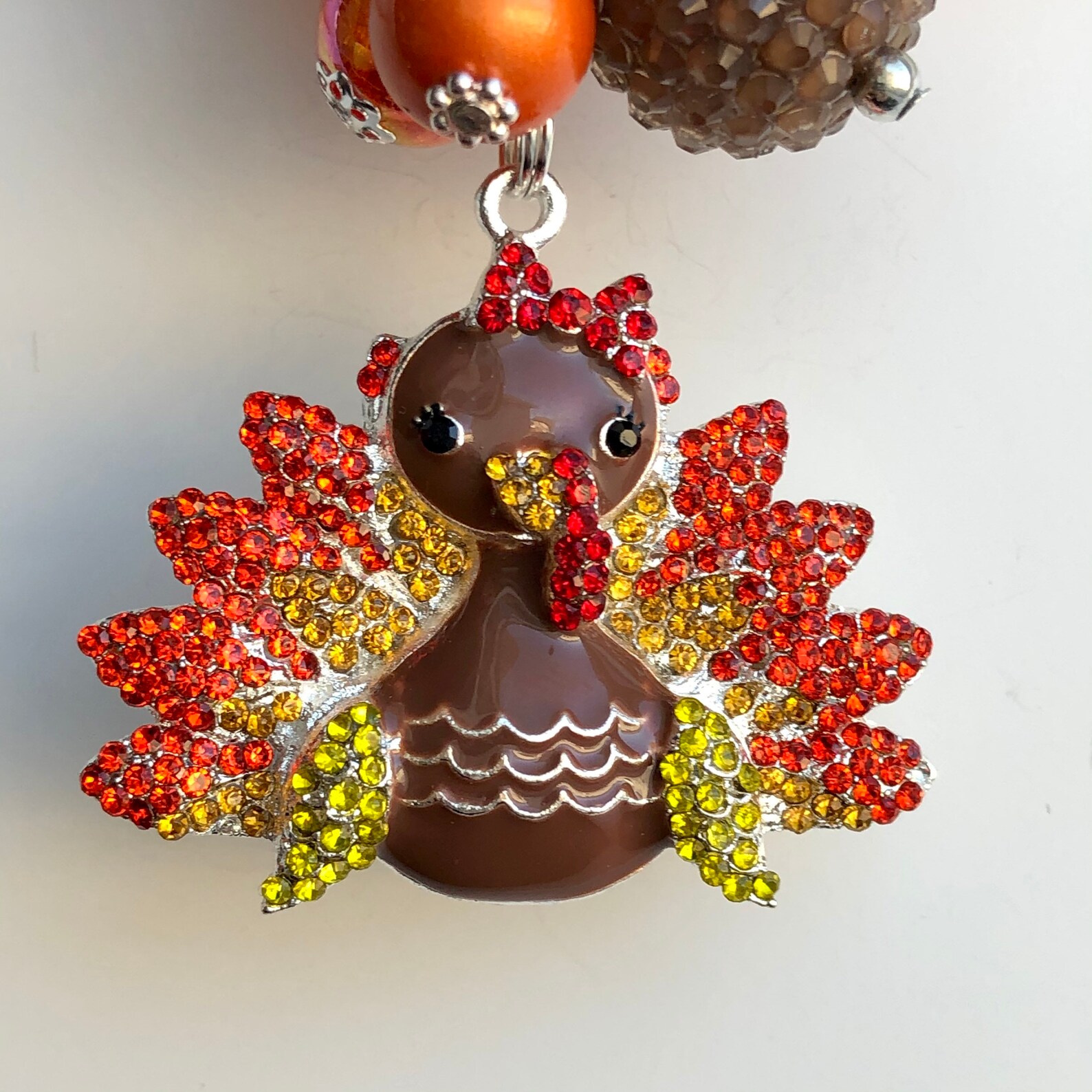 CaR MiRRoR CHaRM TURKEY for Rear View Mirror or CLiP for | Etsy