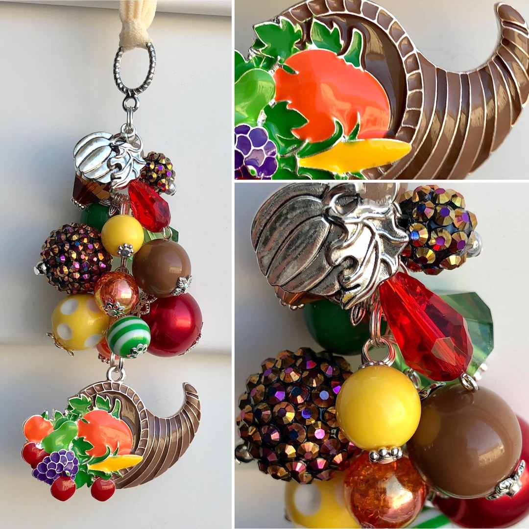 Car Mirror Charm for Rear View Mirror Decor or Clip for Purse, Bag ...