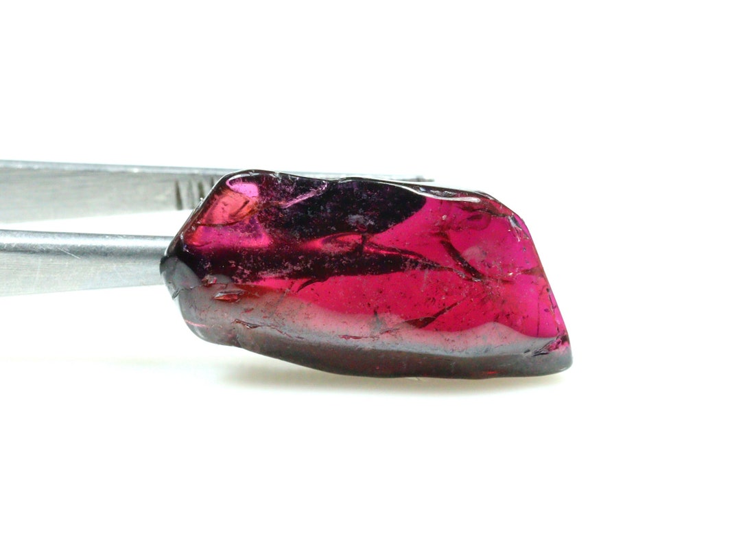 Mozambique Garnet Polish Rough Gemstone Rough Garnet Specimen 13.45 CRT ...