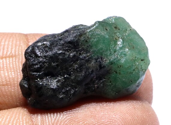 Natural Zambian Emerald Rough Gemstone Pendant Size Emerald | Etsy