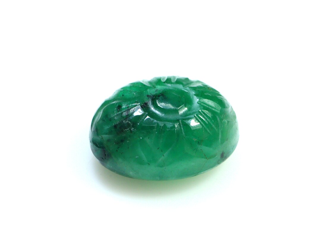 Zambian Emerald Carving Handmade Carving Natural Emerald - Etsy