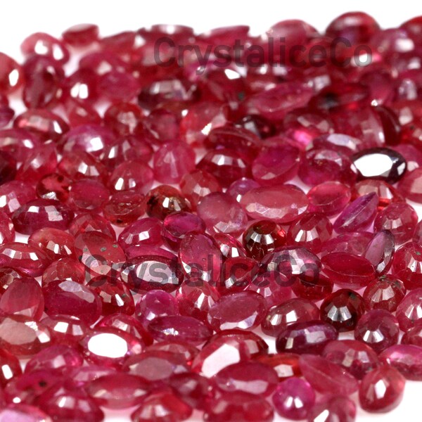 Glass Filled Ruby - Etsy