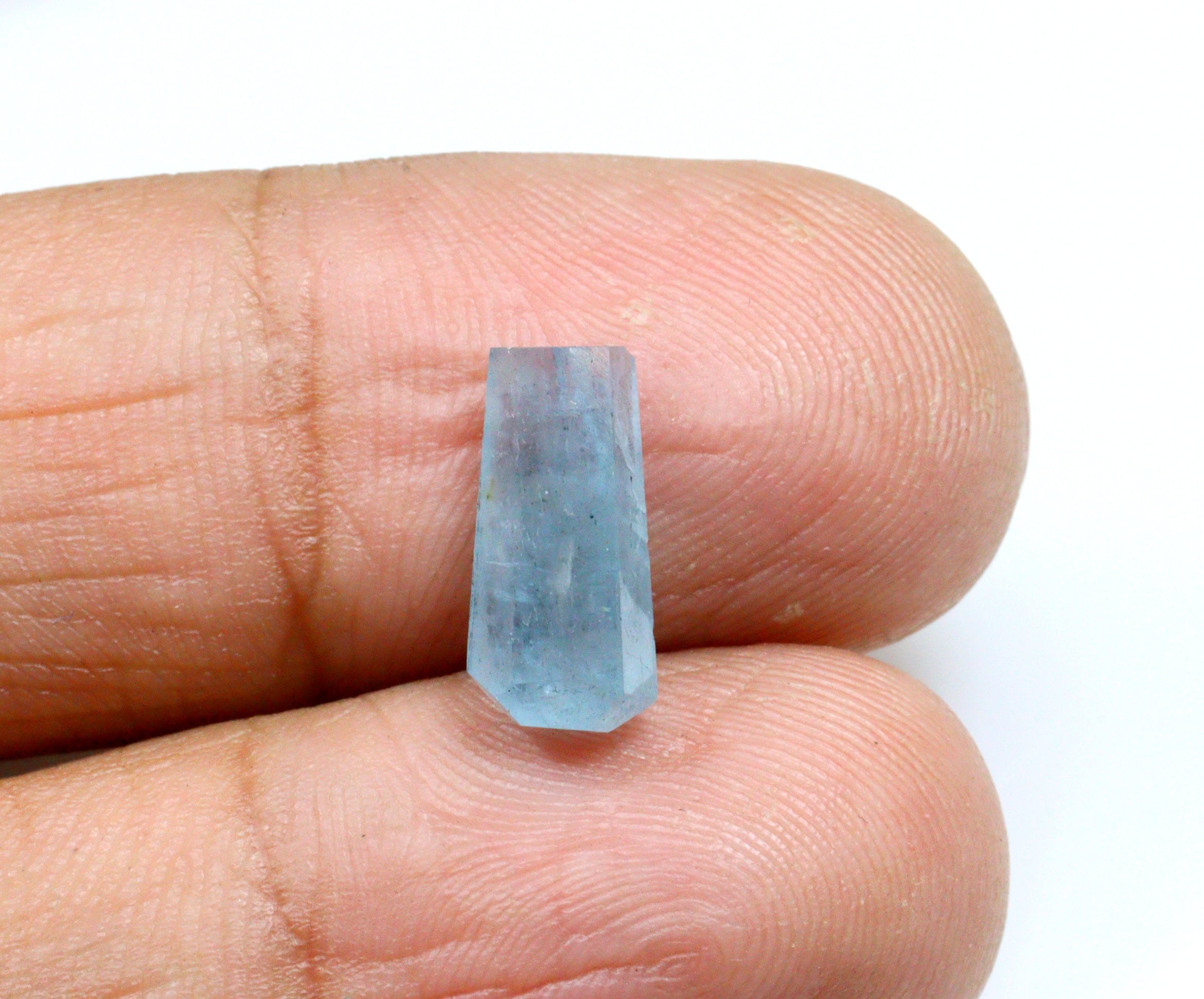 Natürlicher Blauer Aquamarin Polierter Rohstein Aquamarin | Etsy