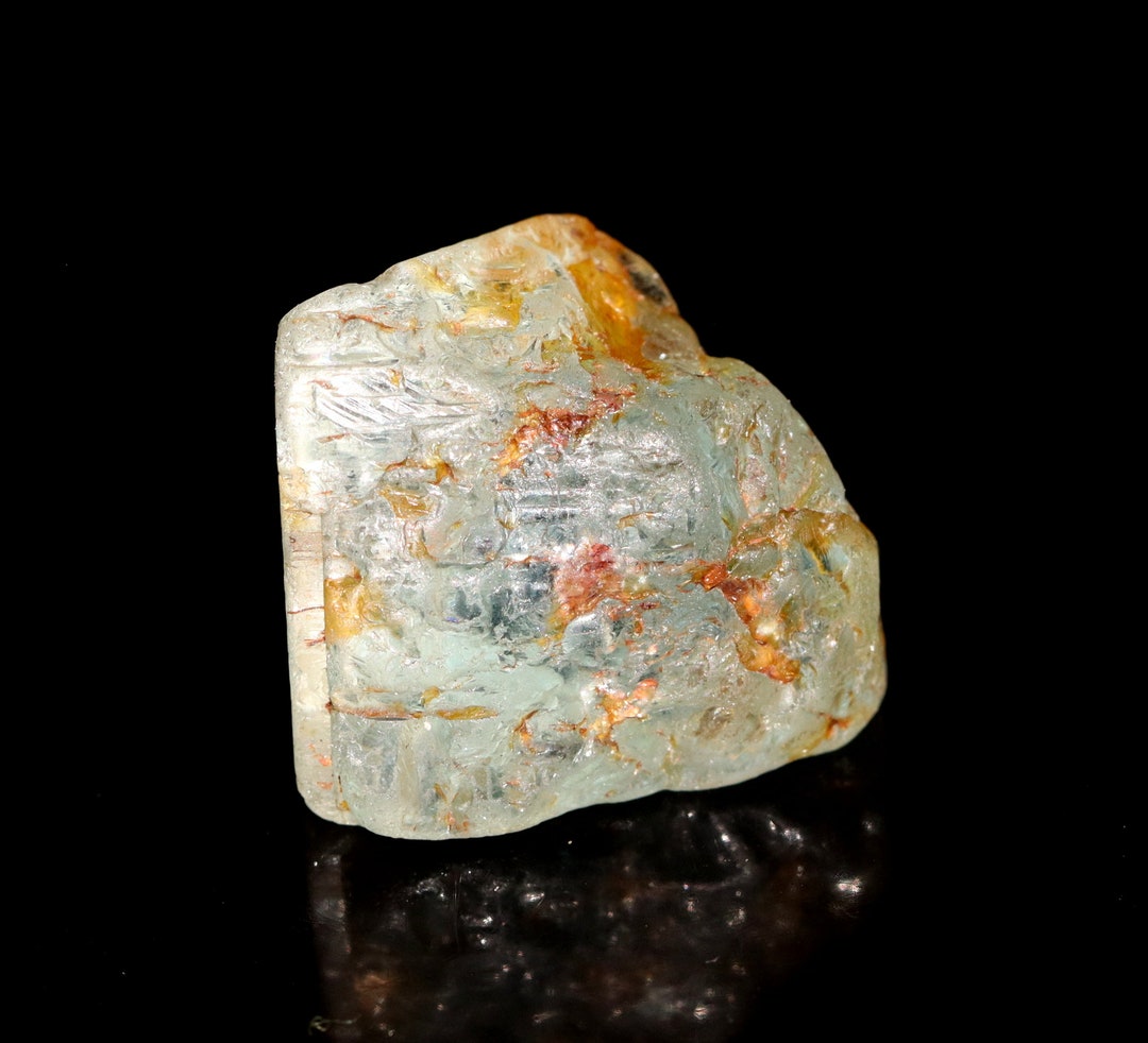 Natural Topaz Rough Gemstone Pendant Size Topaz Raw Loose Gemstone for ...