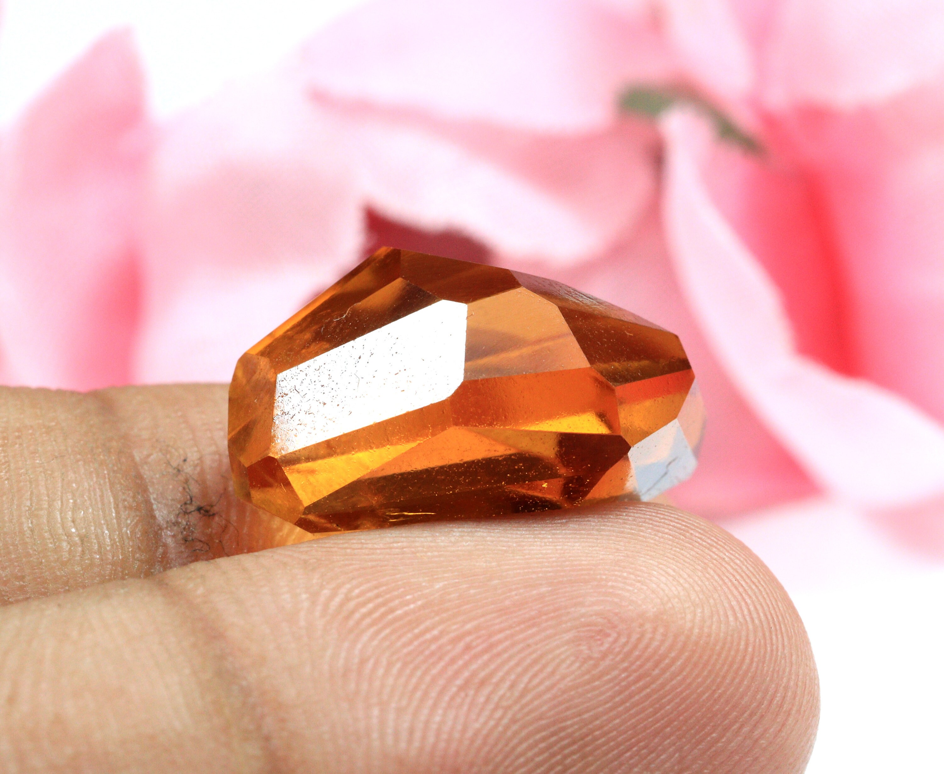 Natural Citrine Faceted Gemstone Citrine Cut Stone AAA Quality | Etsy