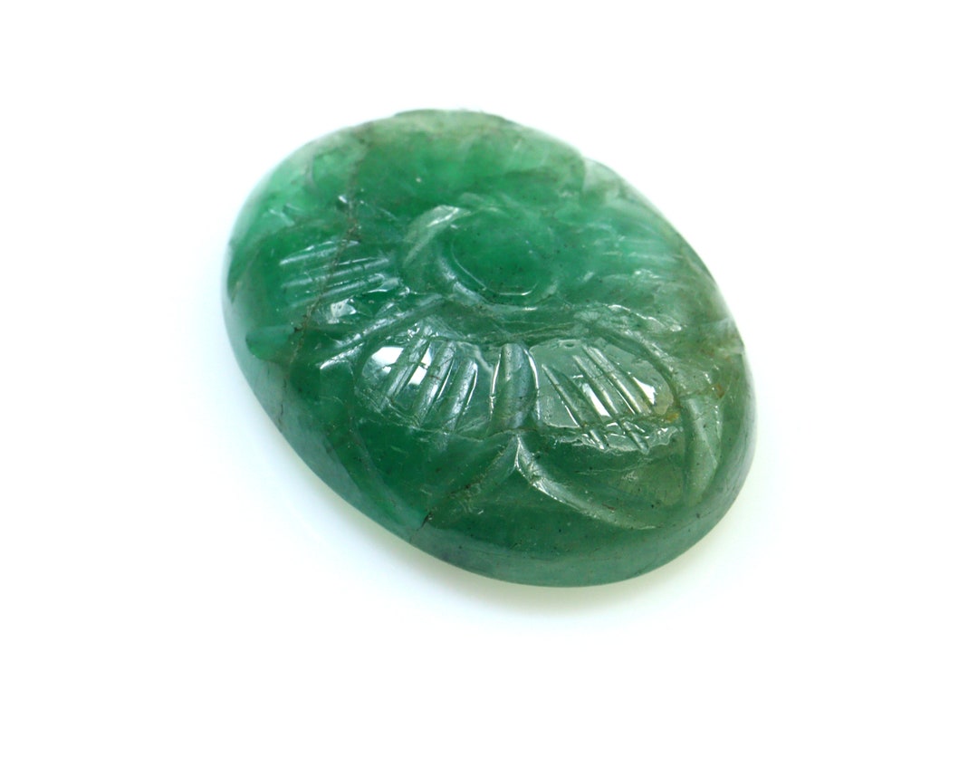 Zambian Emerald Carving Handmade Carving Natural Emerald - Etsy