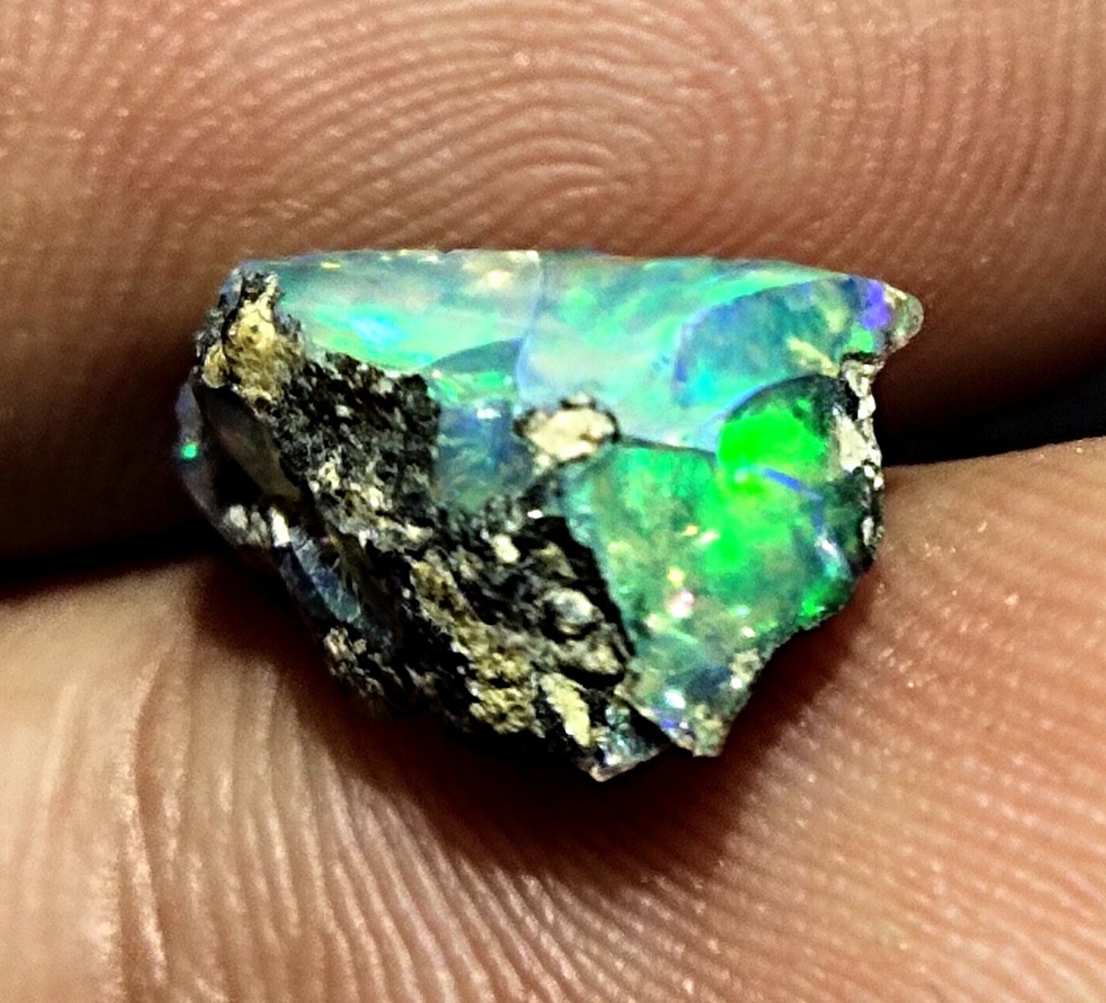 Rainbow Fire Opal Rough Gemstone Natural Ethiopian Opal Raw | Etsy