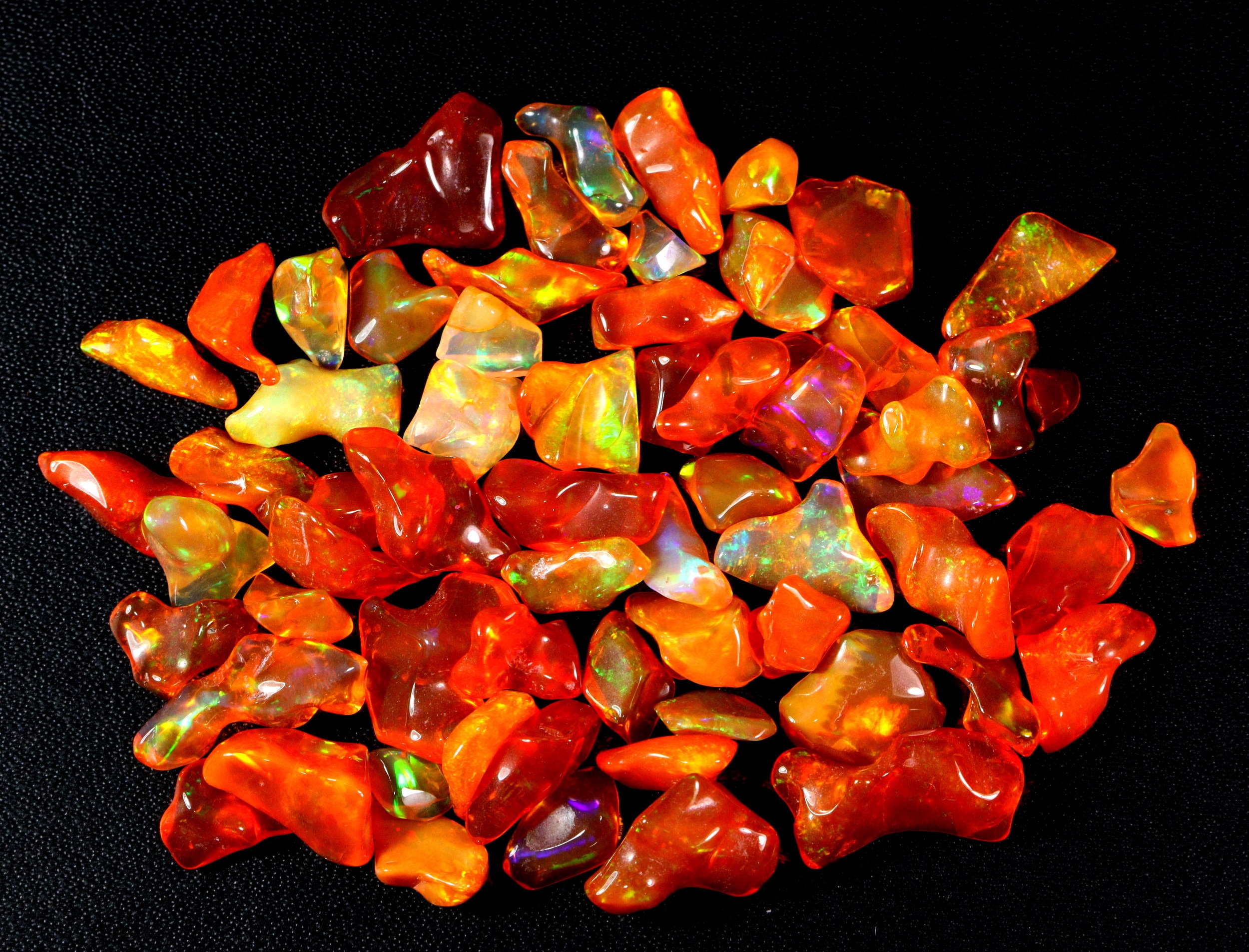 AAA Grade Orange Mexican Opal Polished Raw Gemstone Opal Rough - Etsy