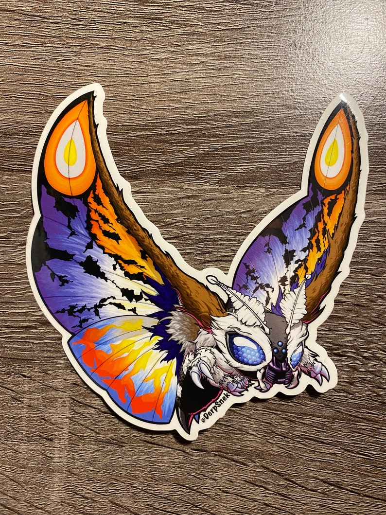 Chibi Kaiju 13 Mothra Leo 1998 Clear Sticker - Etsy