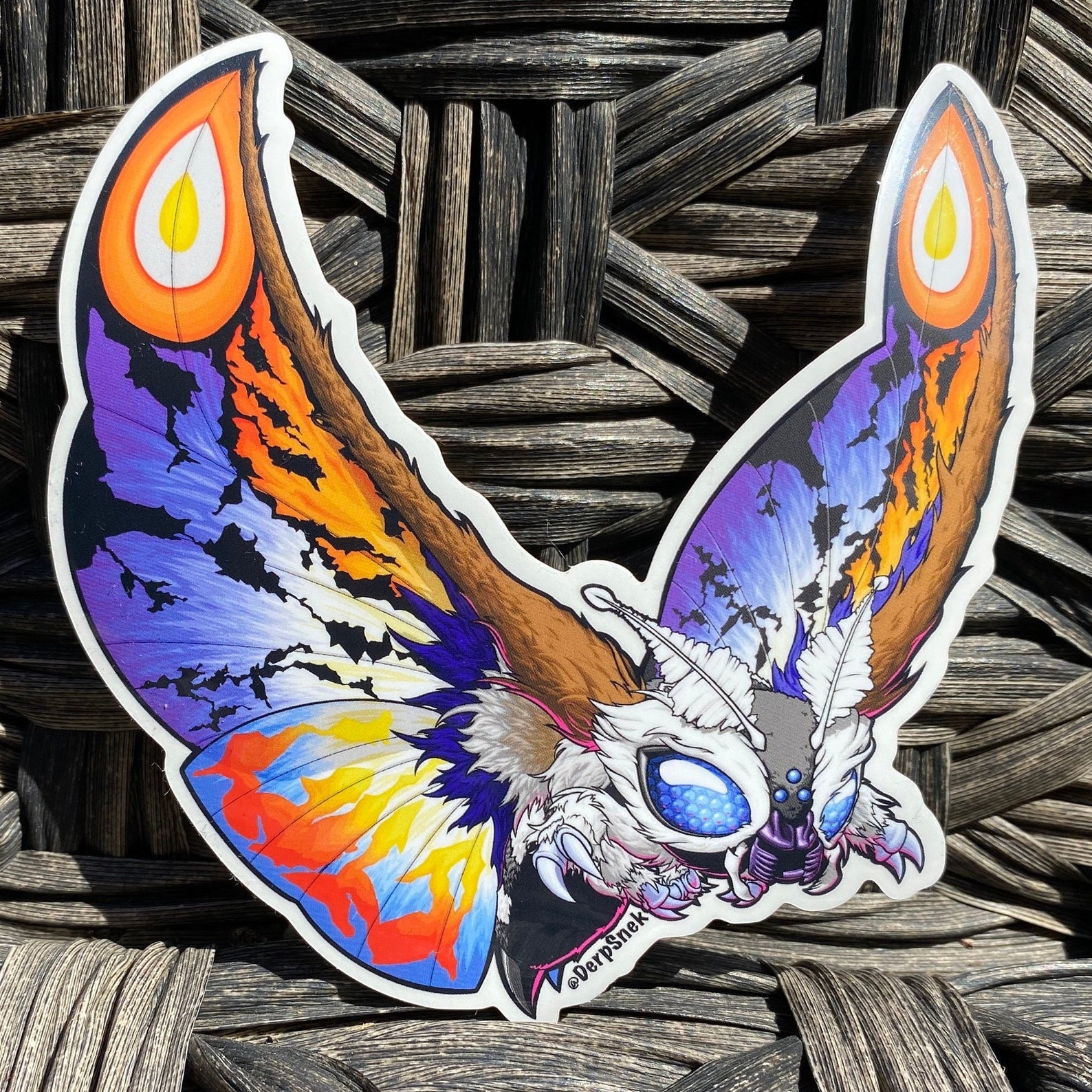 Chibi Kaiju 13 Mothra Leo 1998 Clear Sticker - Etsy