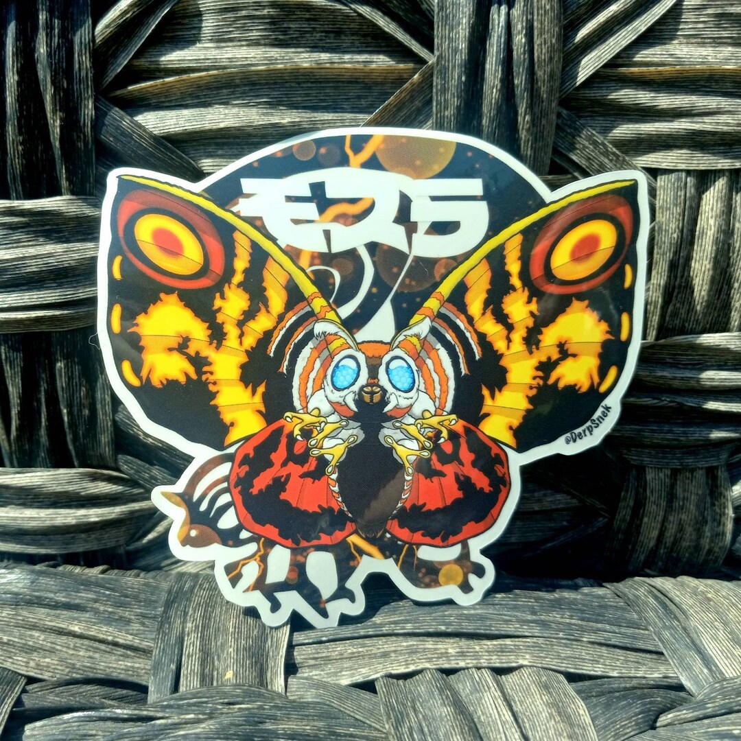 Chibi Kaiju 11 Mothra 1992 Clear Sticker - Etsy