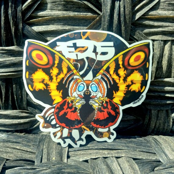 Chibi Kaiju 11 Mothra 1992 Clear Sticker - Etsy