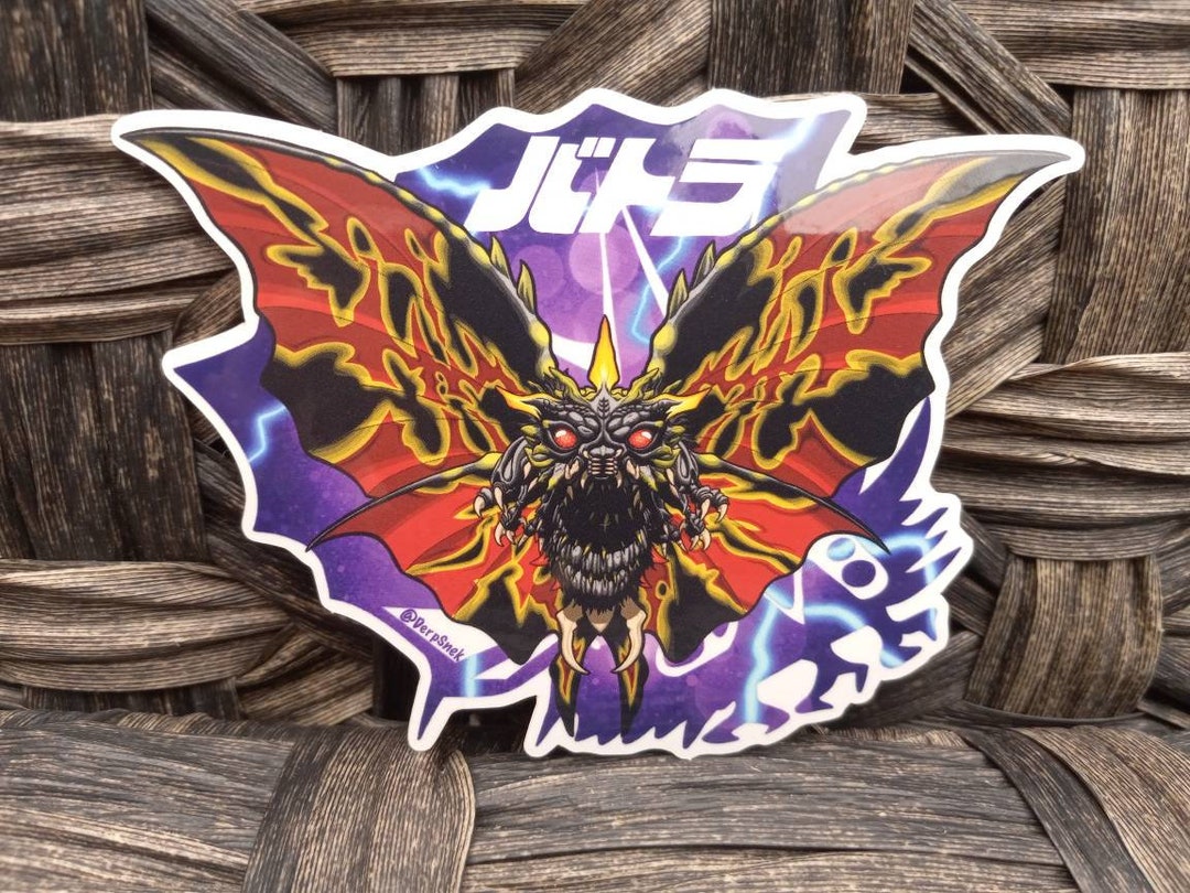 Chibi Kaiju 10 Battra Clear Sticker - Etsy