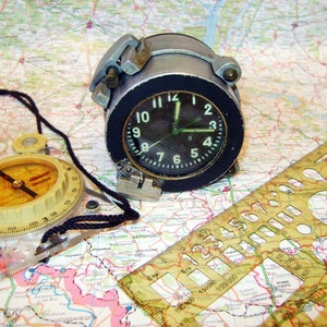 Soviet Army Mechanical Tank Panel Cockpit Aircraft Clock - Etsy