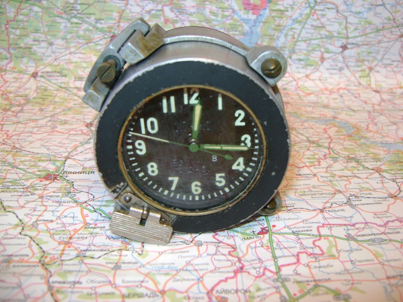 Soviet Army Mechanical Tank Panel Cockpit Aircraft Clock - Etsy